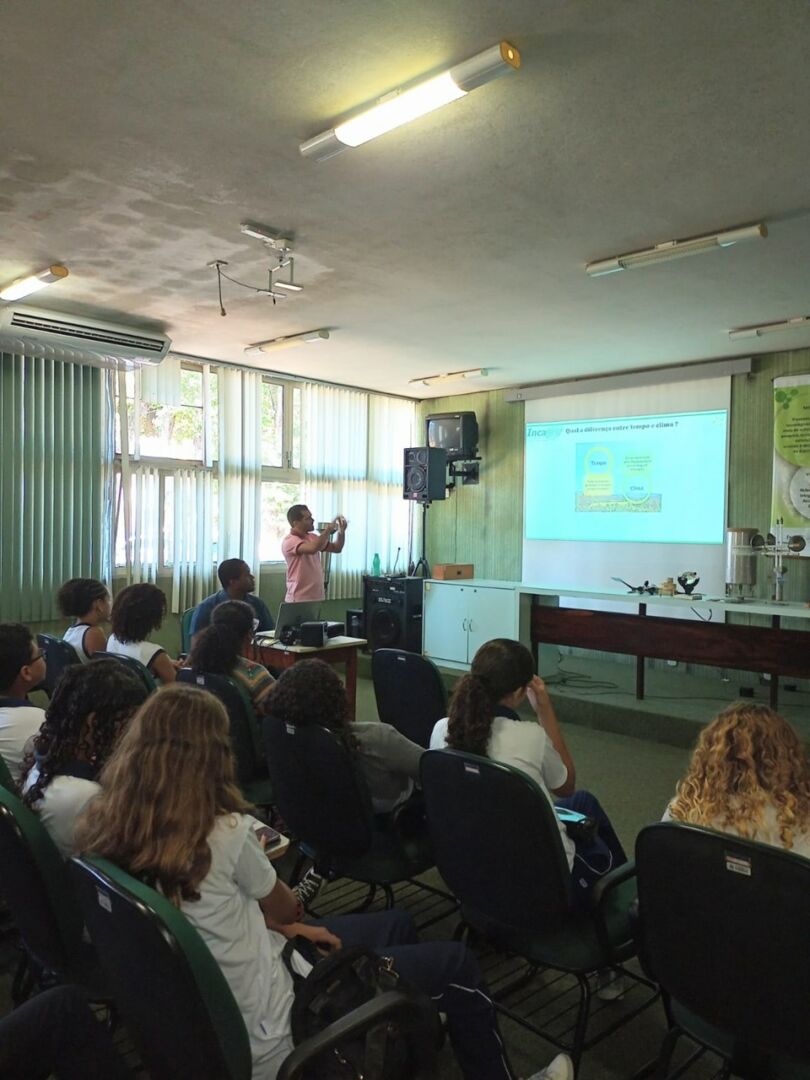 Incaper ensina noções básicas de meteorologia para alunos do Ensino ...